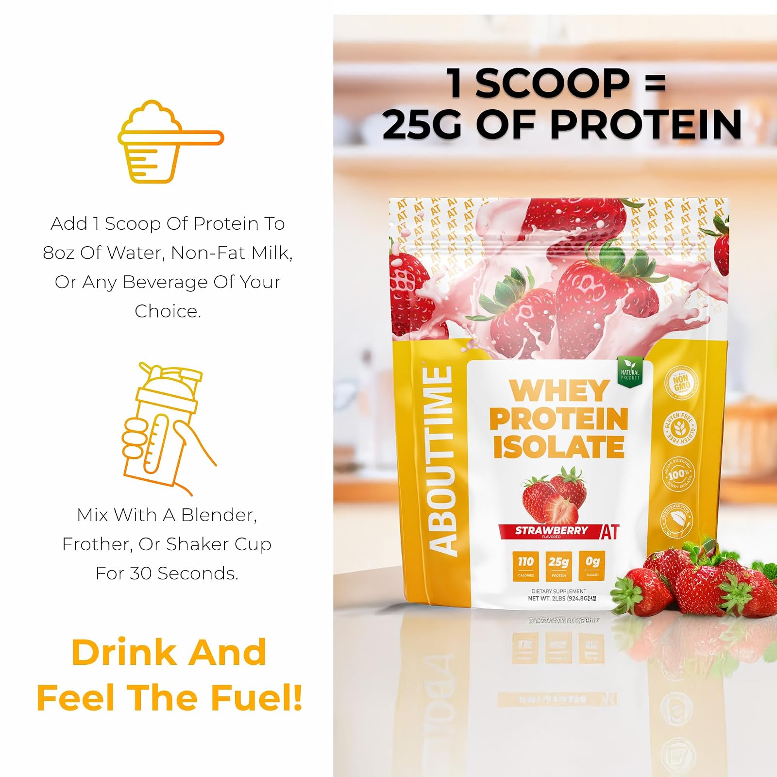 gluten-free whey protein isolate powder