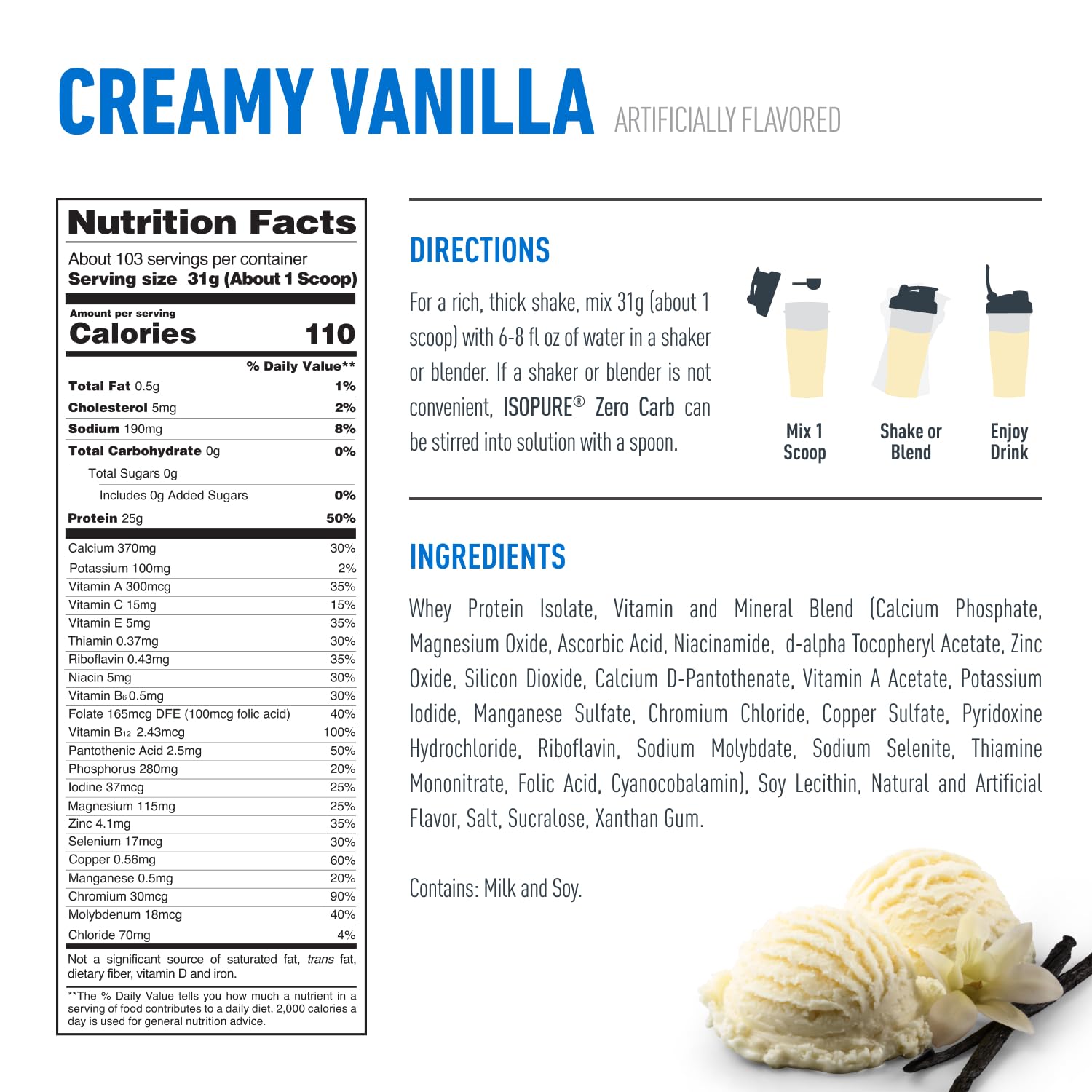 Gluten-free whey protein powder
