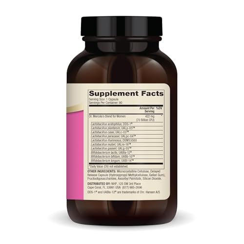 gluten-free women's probiotics capsules