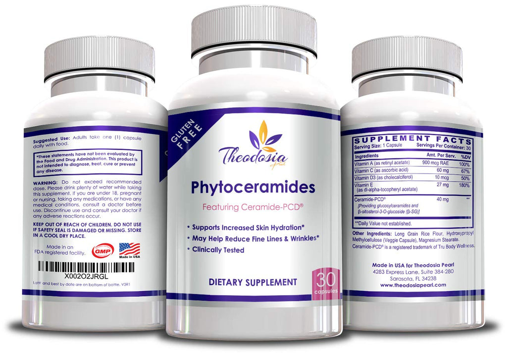 Gluten free wrinkle support supplement