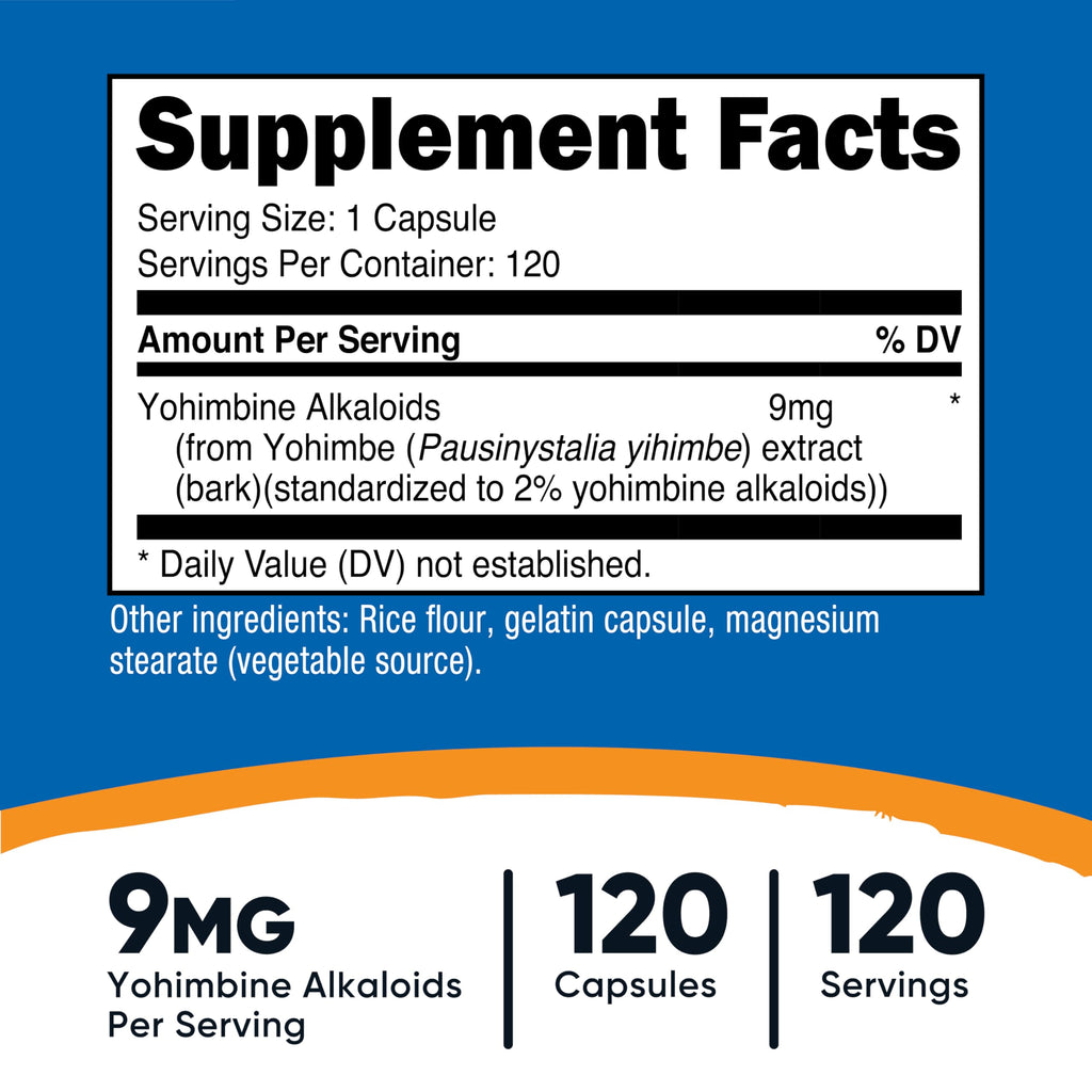 gluten-free yohimbe bark extract