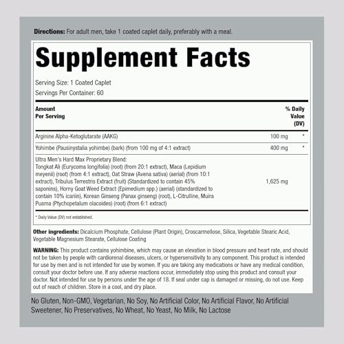 gluten-free yohimbe blend benefits