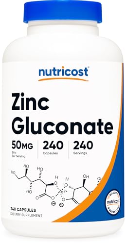 Gluten-free zinc capsules for wellness
