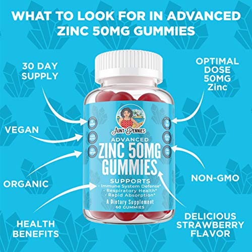 gluten-free zinc gummies for adults