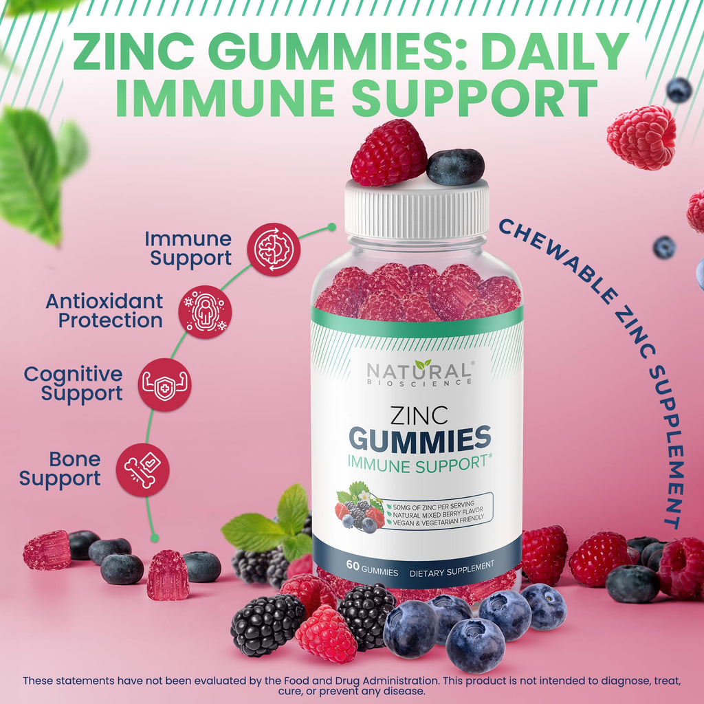 gluten-free zinc gummies for adults