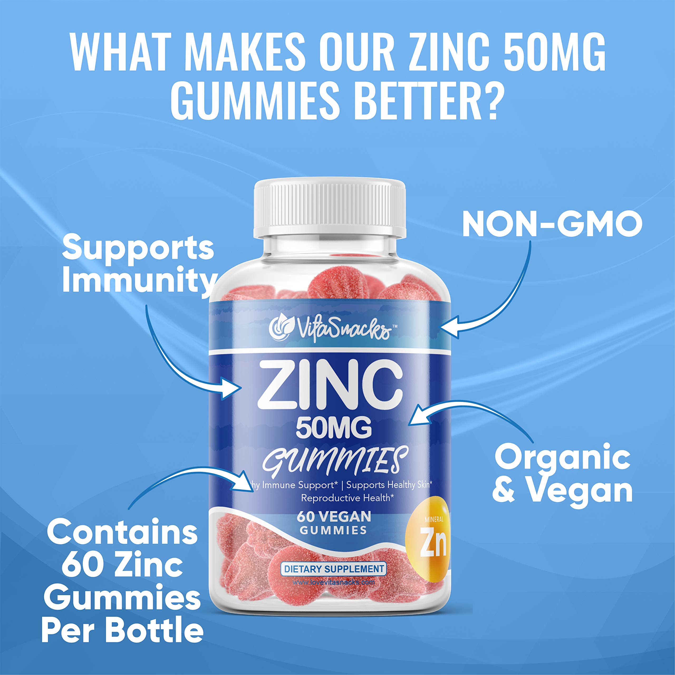 gluten free zinc gummies for energy