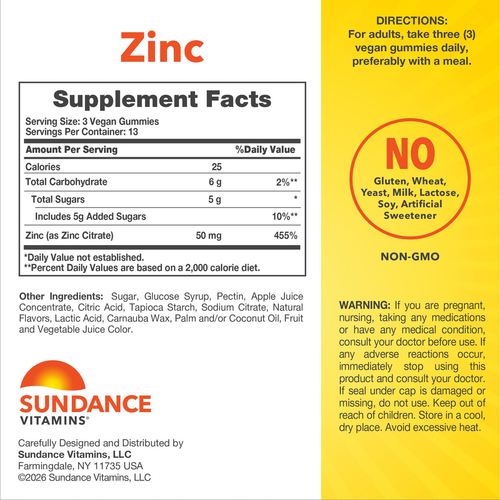 gluten-free zinc gummies for immunity