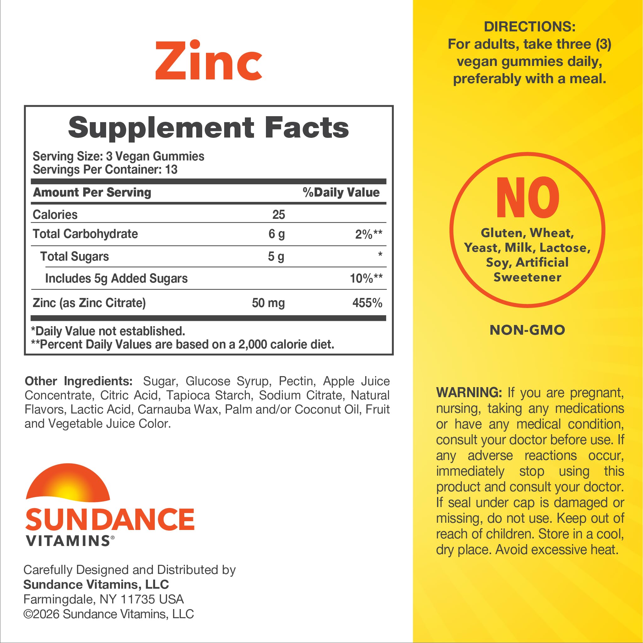 gluten-free zinc gummies for immunity