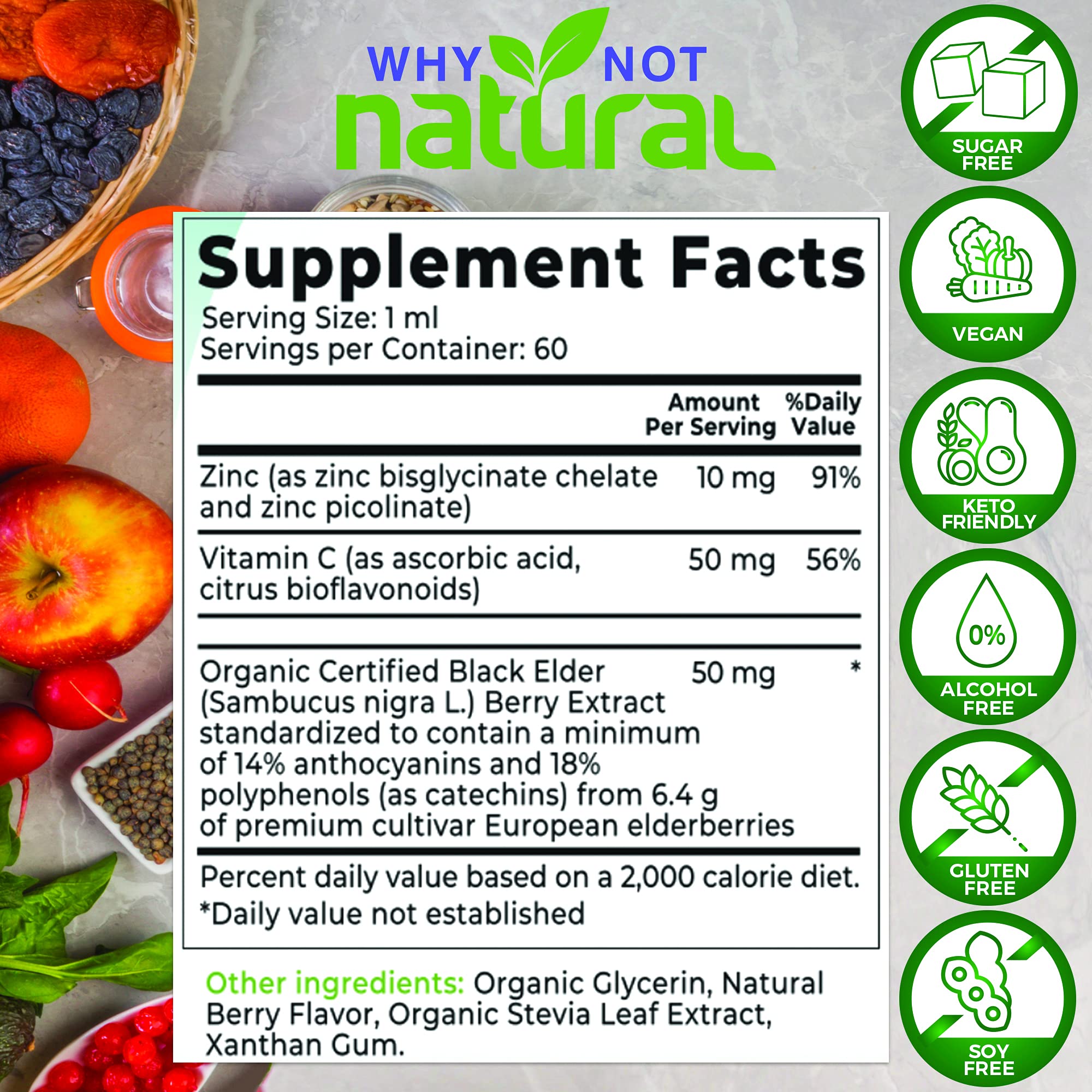 gluten-free zinc liquid for health