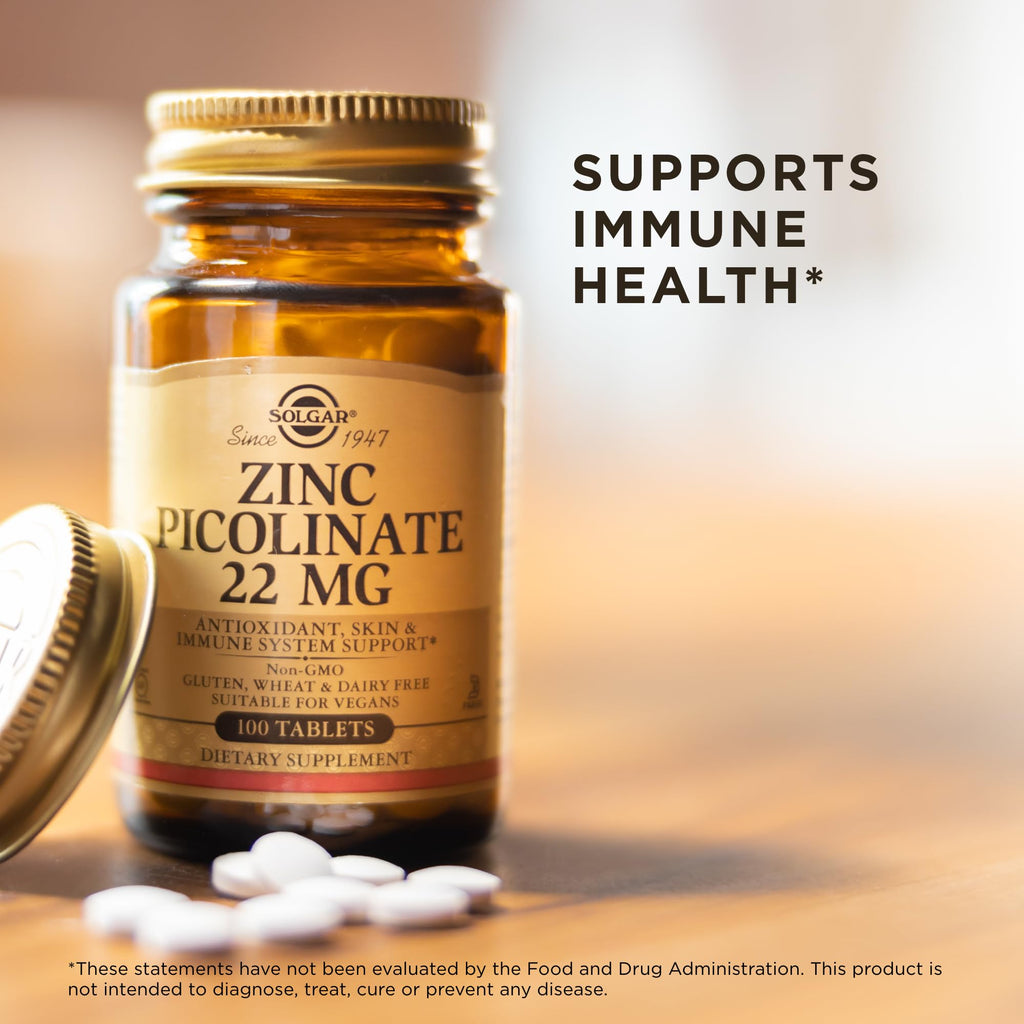 gluten free zinc picolinate tablets
