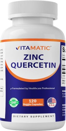 Gluten free zinc quercetin capsules