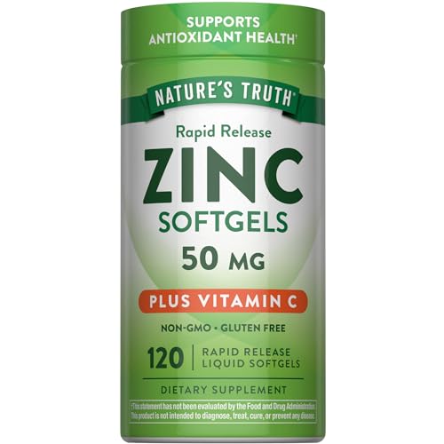 gluten free zinc softgels Canada