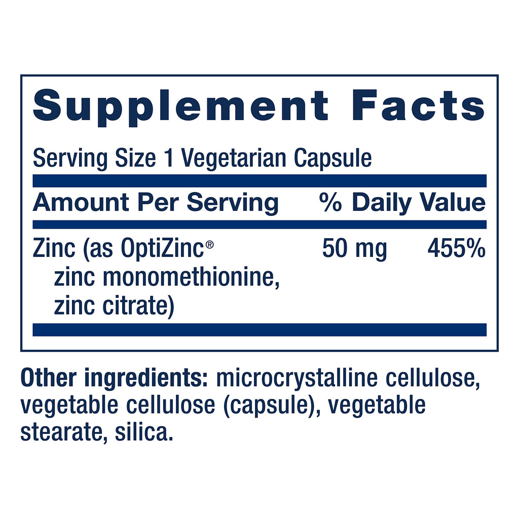 Gluten-free zinc supplement Canada