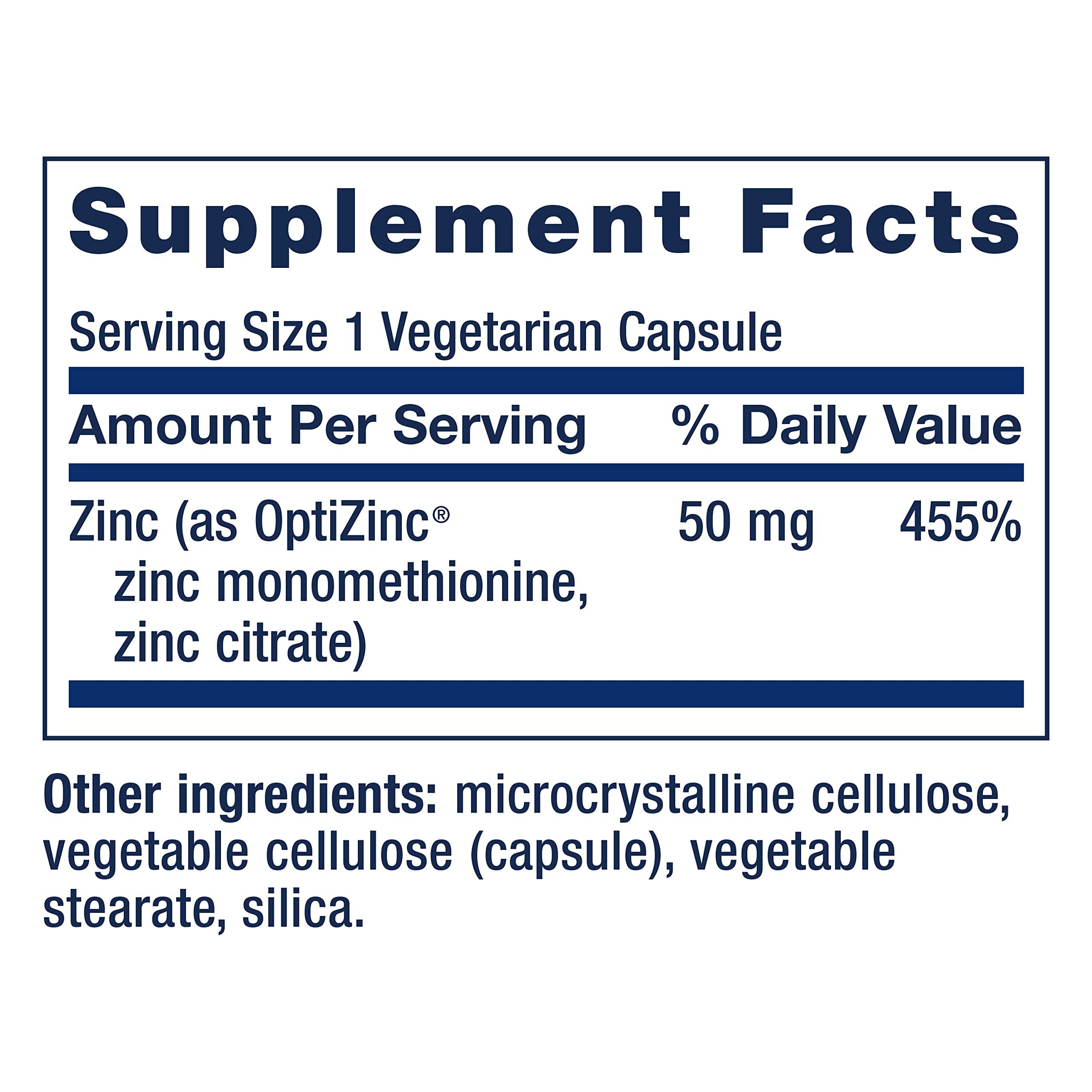 Gluten-free zinc supplement Canada