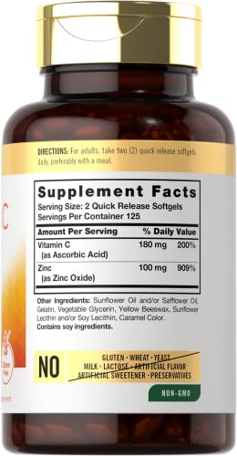 gluten-free zinc supplement capsules