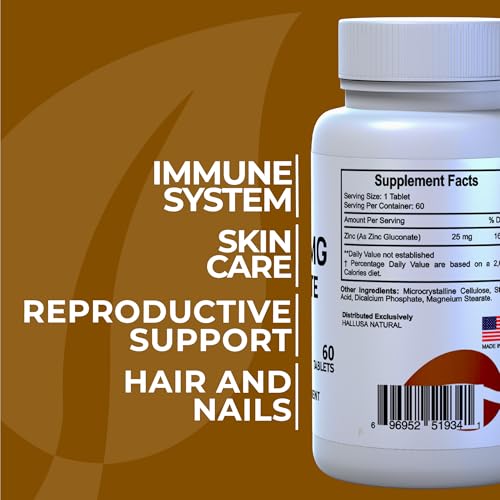 Gluten-free zinc supplement for wellness