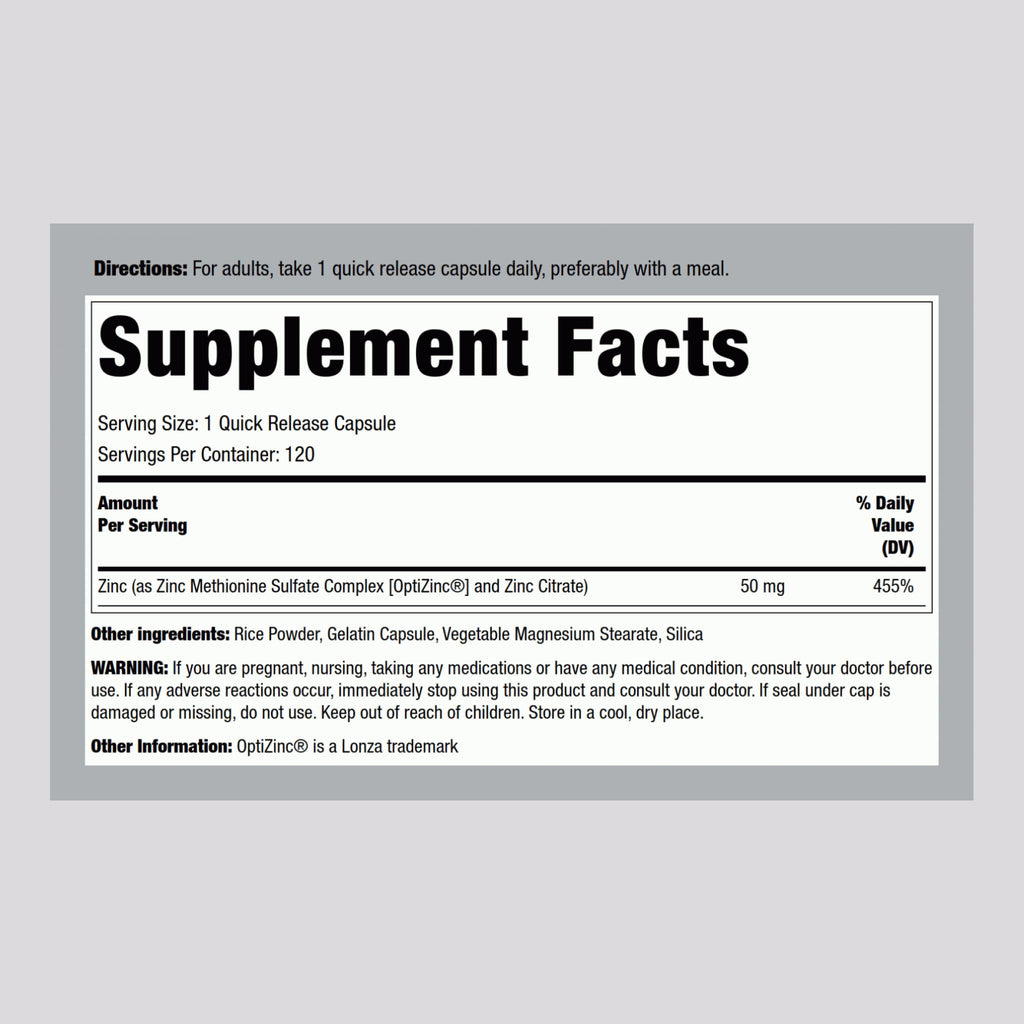 Gluten-free zinc vitamin benefits