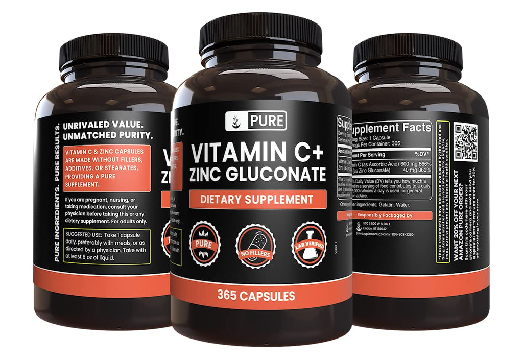 Gluten free zinc vitamin blend