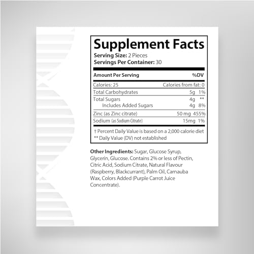 gluten-free zinc vitamin gummies