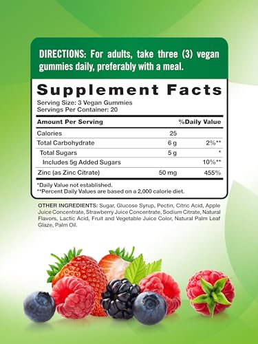 gluten-free zinc vitamins for daily health