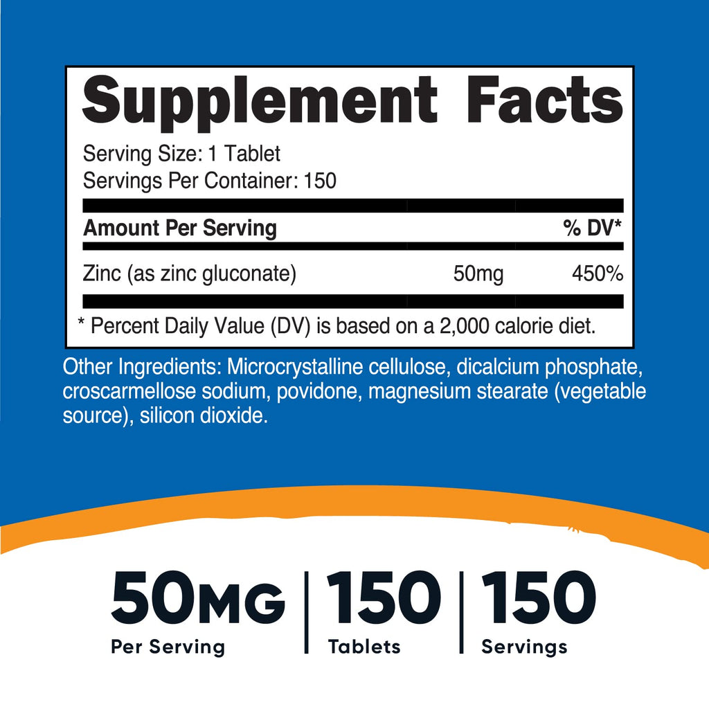 Gluten-free zinc vitamins for health