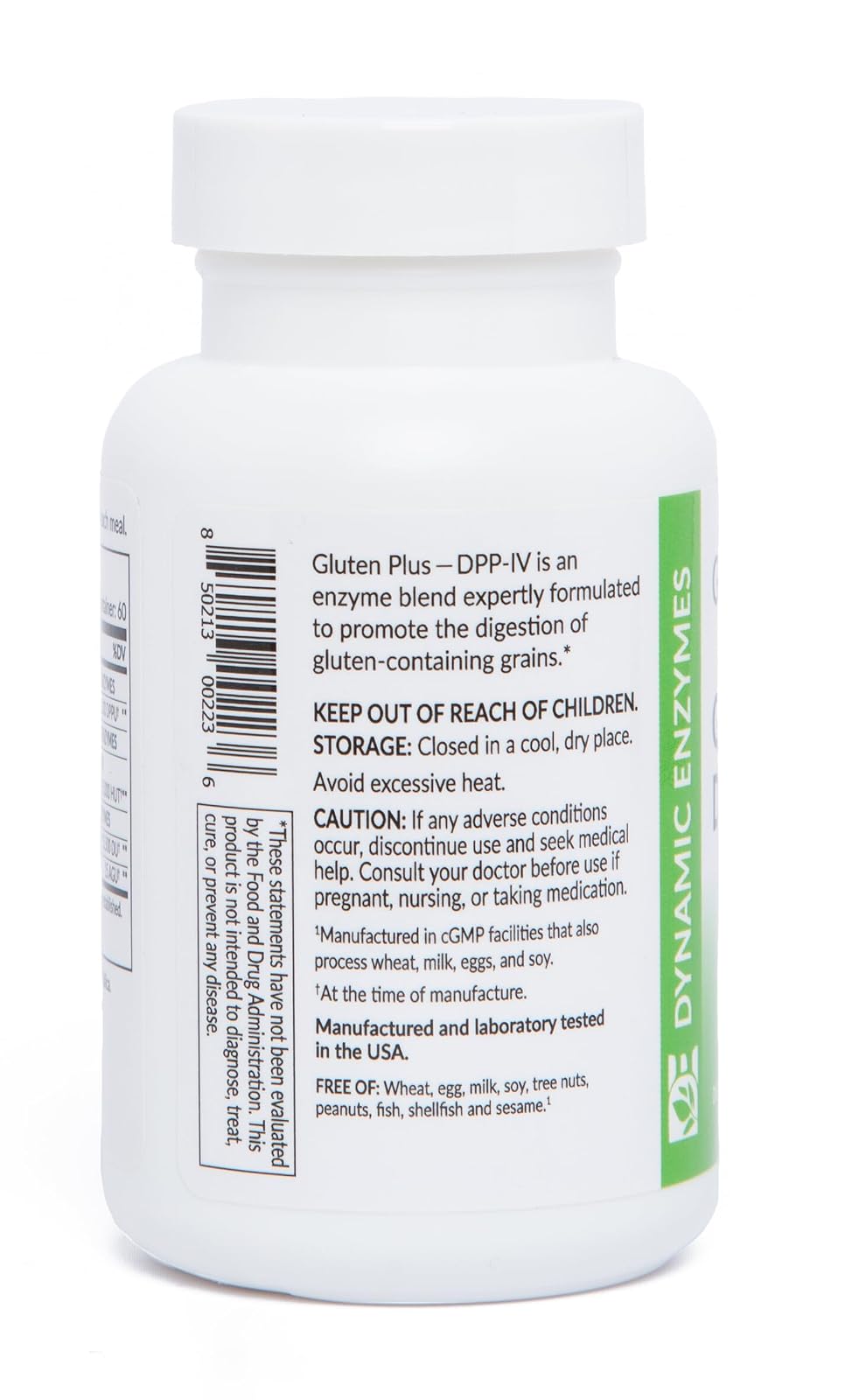 Gluten Plus enzymes for nutrient absorption