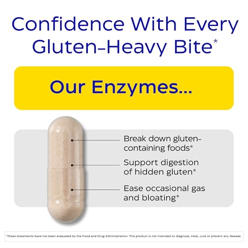 GlutenEase capsules for digestive comfort