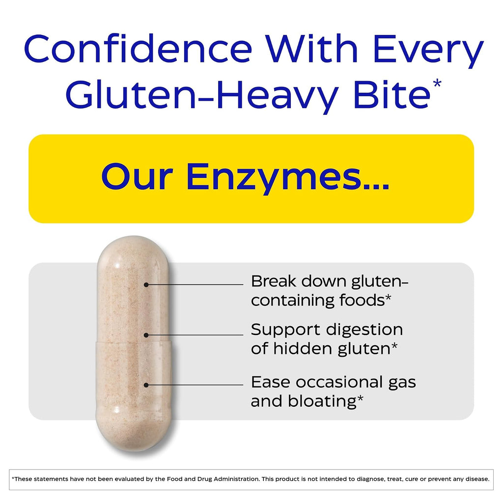 GlutenEase capsules for digestive health