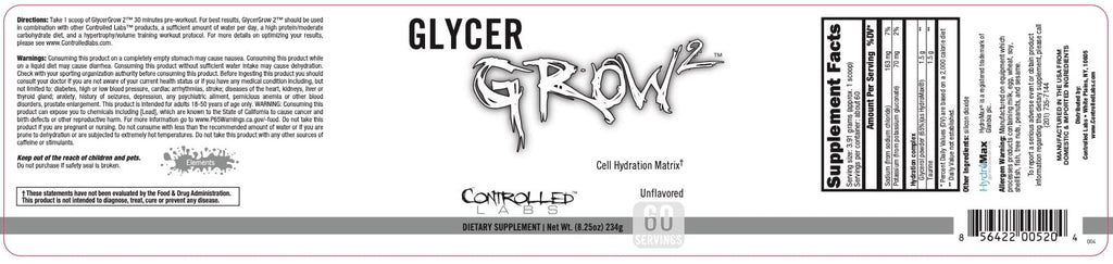 GlycerGrow sports electrolytes for energy boost