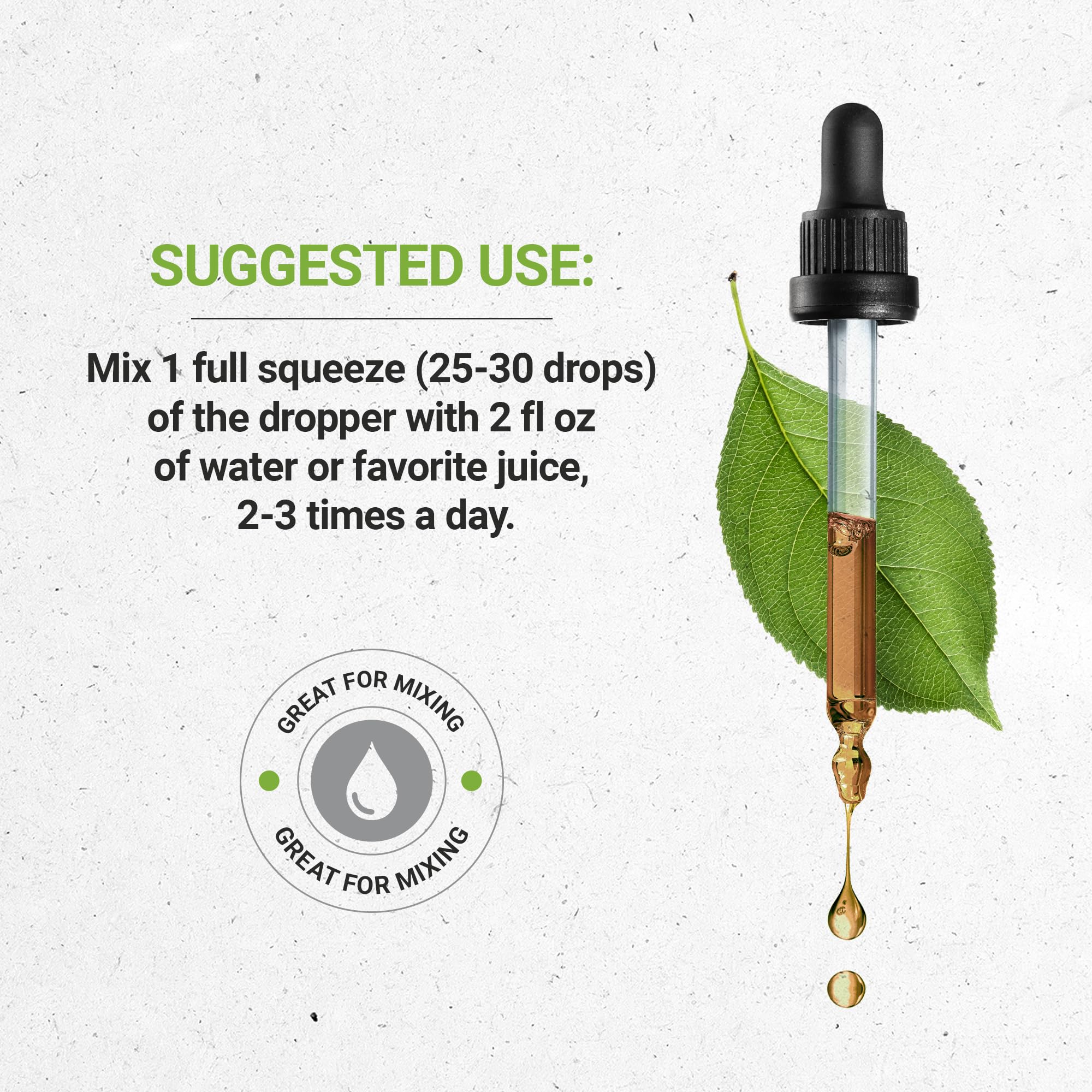 Glycerite tincture for leg support