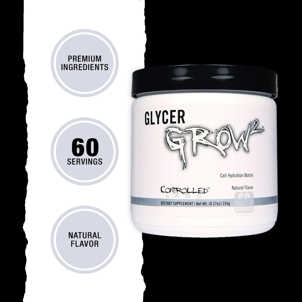 Glycerol powder for improved workout performance