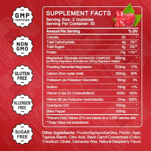 Glycinate magnesium for mood enhancement