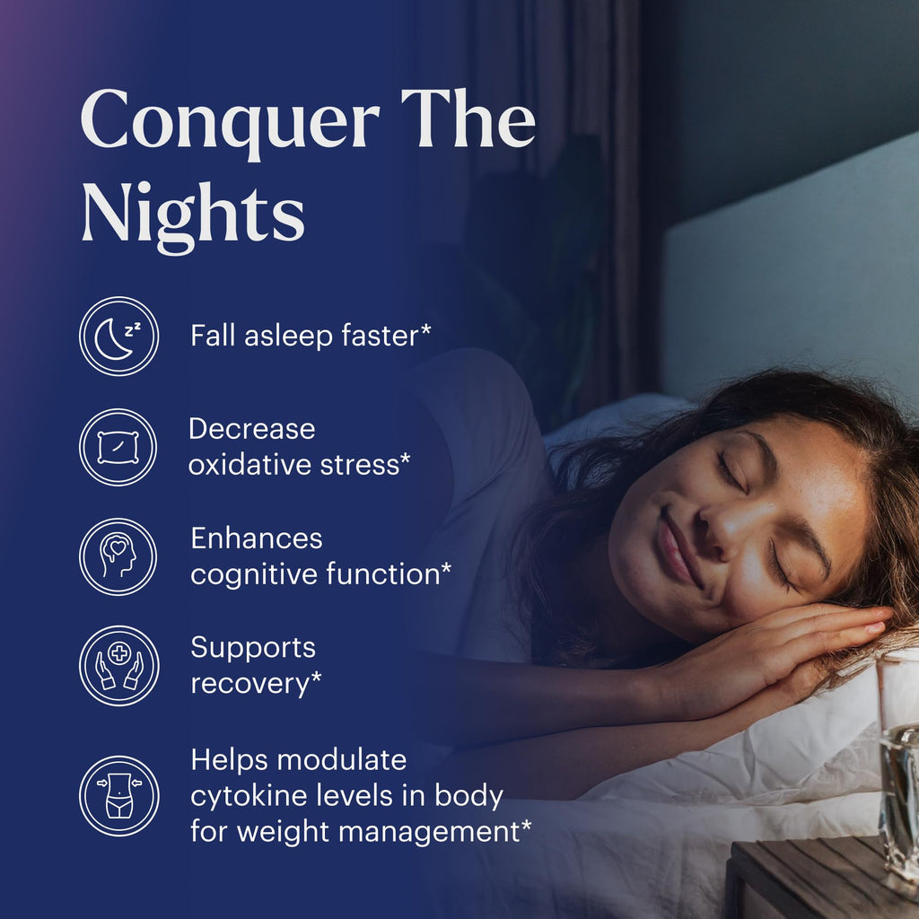 Glycine and GABA for restful sleep