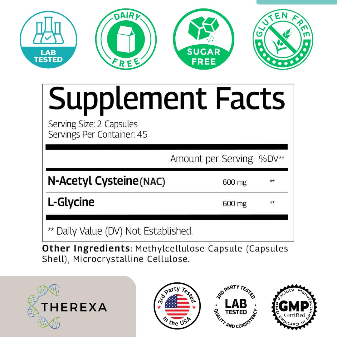 Glycine and NAC health benefits
