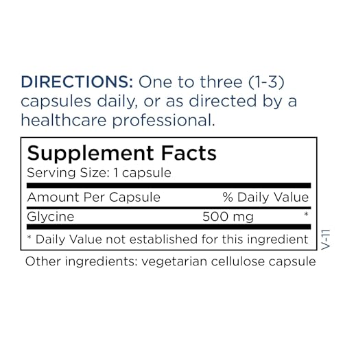 Glycine capsules for better sleep quality