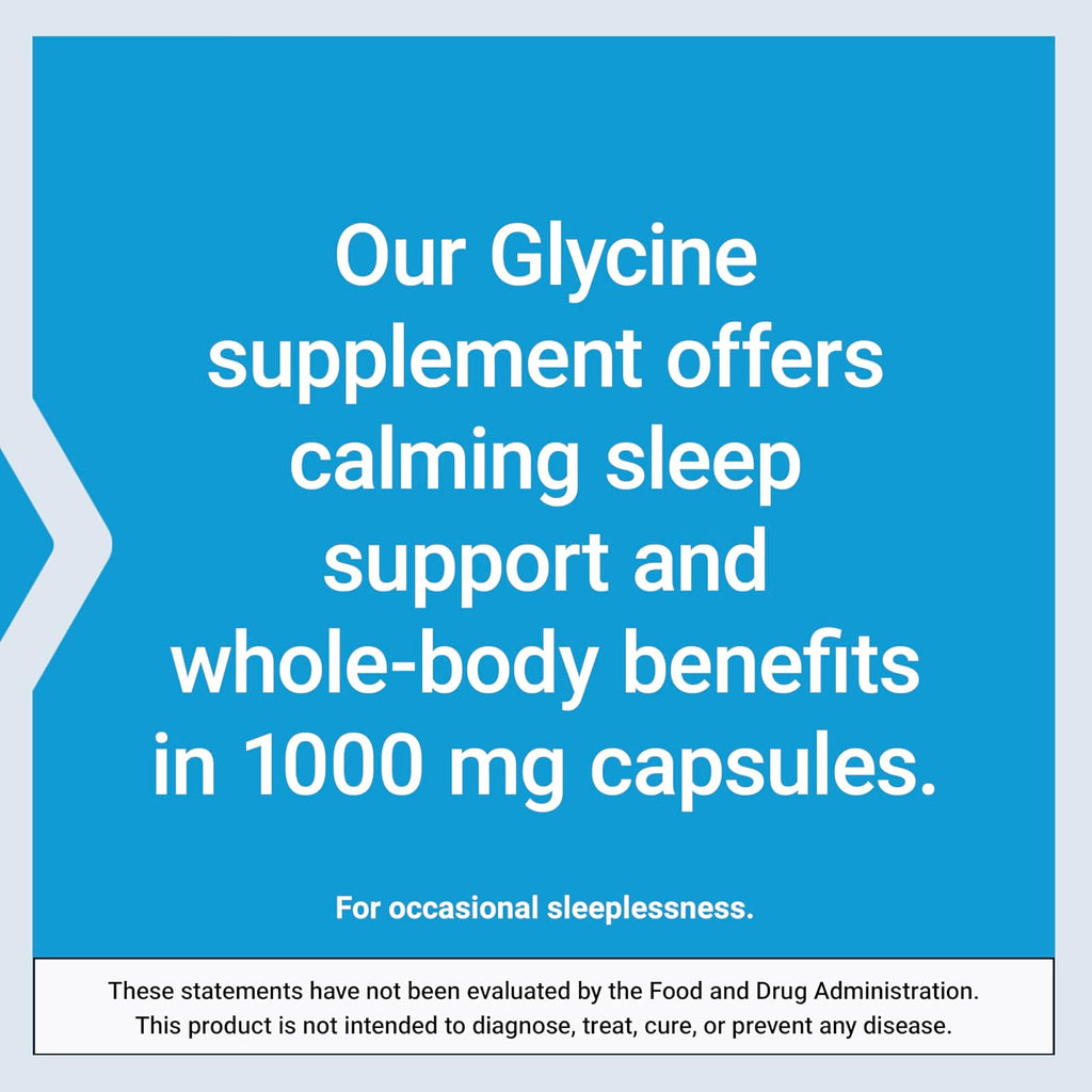 Glycine capsules for daily nutrition