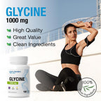 Glycine capsules for improved mood