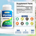 Glycine capsules for muscle recovery