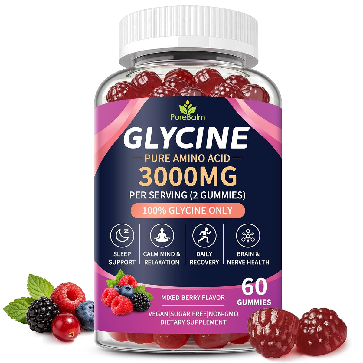 Glycine gummies for better sleep
