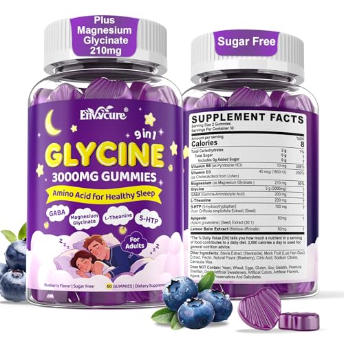 Glycine gummies for better sleep
