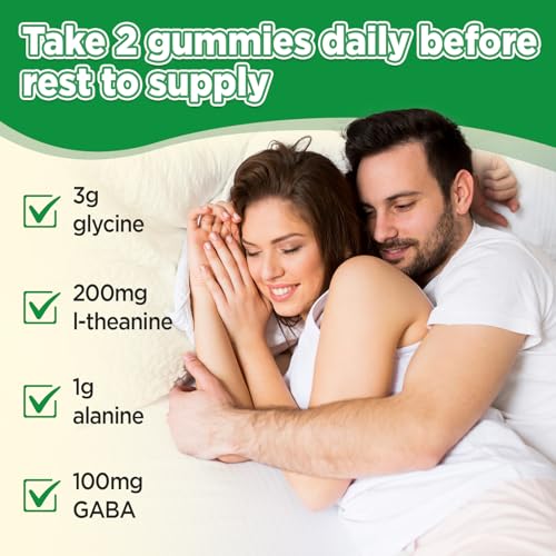 Glycine gummies for improved mood