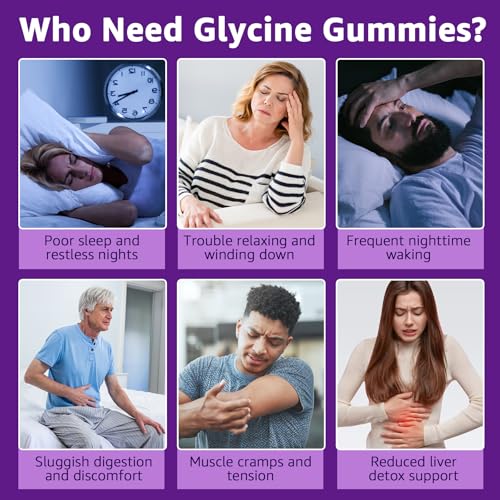 Glycine gummies for improved mood