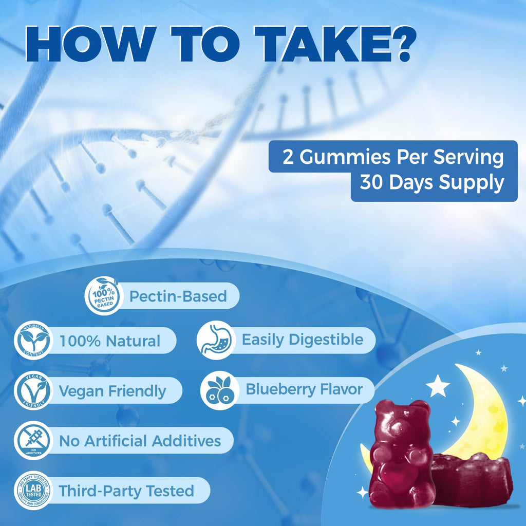 Glycine gummies for improved recovery