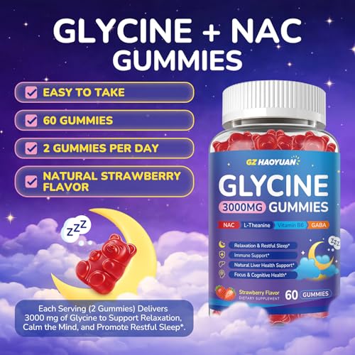 Glycine gummies for overall wellness
