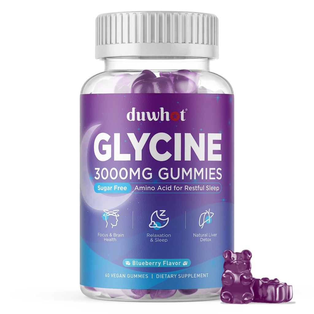 Glycine gummies for restful sleep