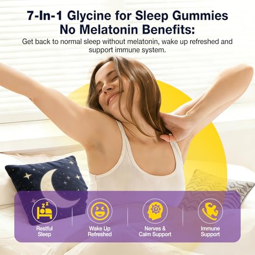 Glycine gummies for stress relief