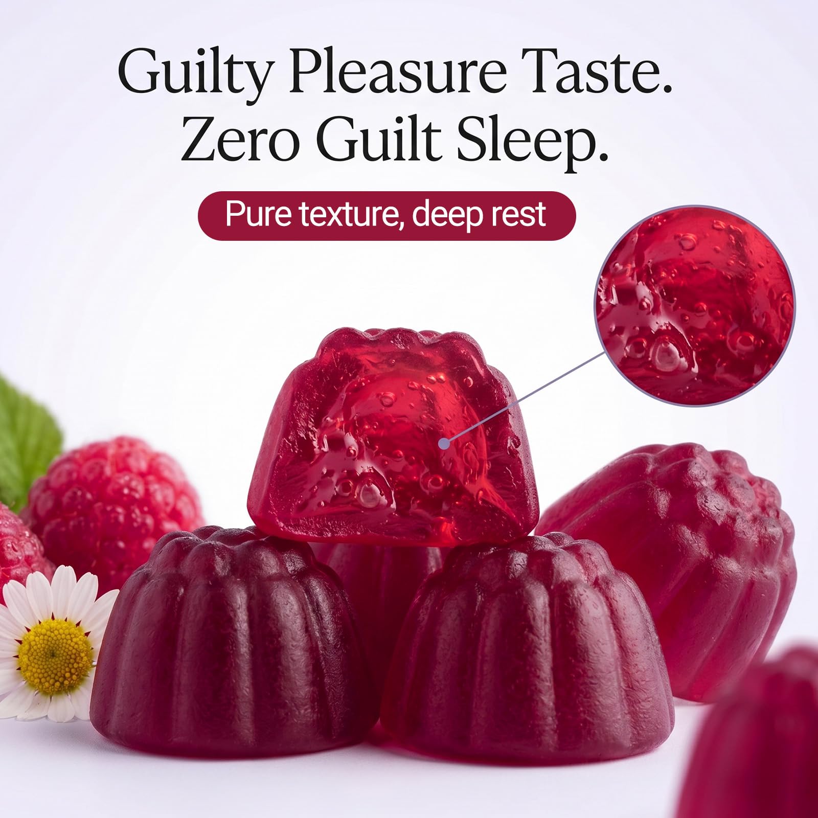 Glycine gummies for stress relief