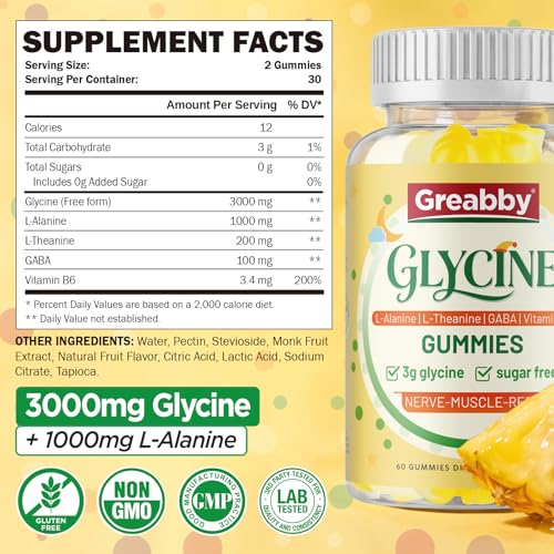 Glycine multivitamins for overall health