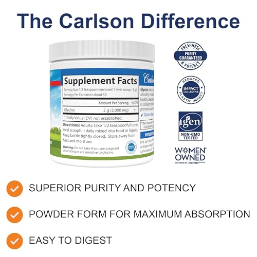 Glycine powder for athletic performance