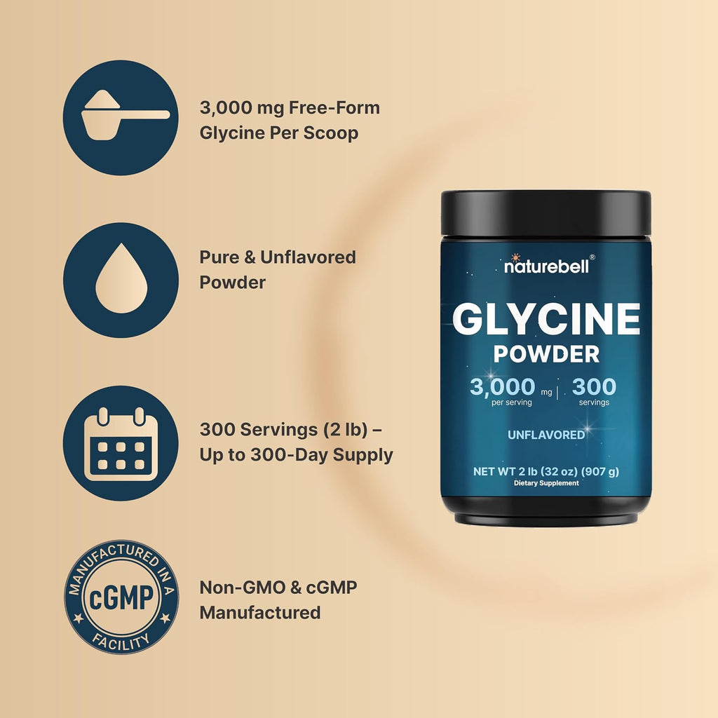 Glycine powder for better sleep